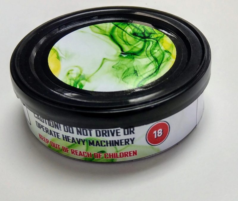 smartbud weed tin can customize stickers - 420 Vape World