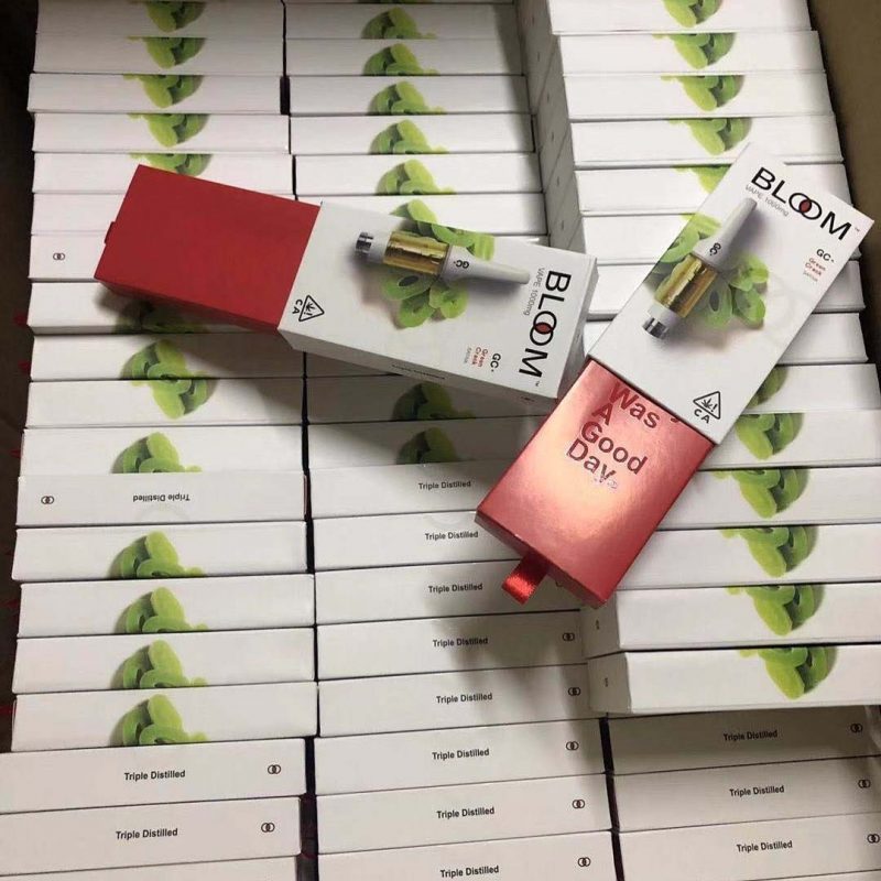 The Bloom CBD Vape Carts With Draw Box Packaging - 420 Vape World