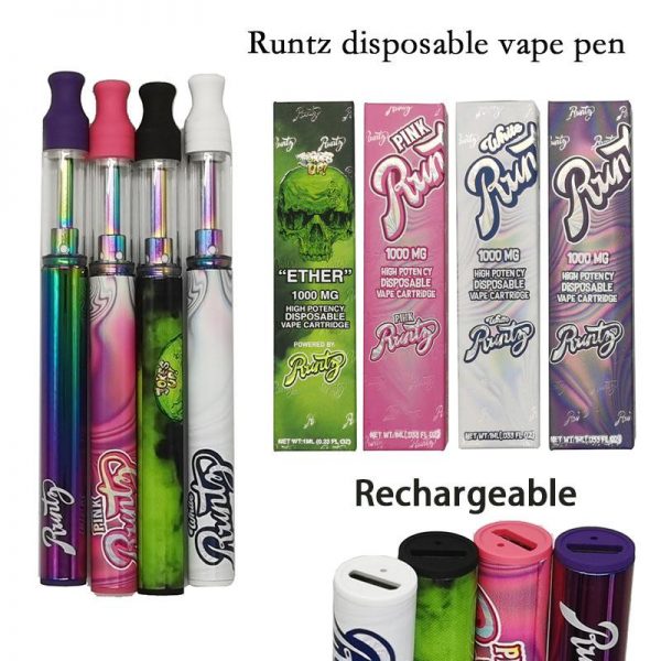 1ml 240mAh Rechargeable Runtz disposable empty vape pen - 420 Vape World