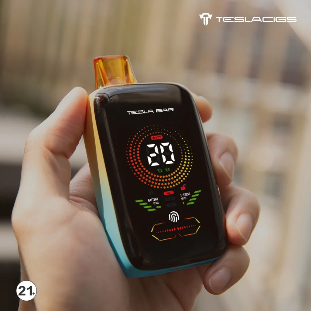 Tesla bar 25000 puff touch screen disposable vape - 420 Vape World