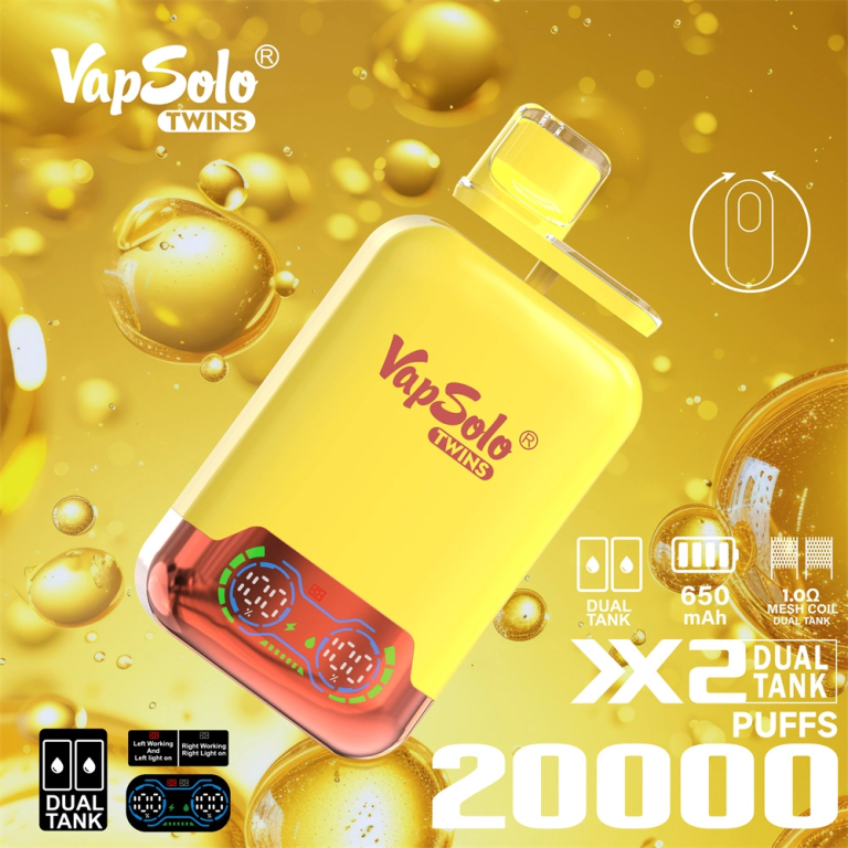 vapsolo Twins 20K puffs disposable vape - 420 Vape World