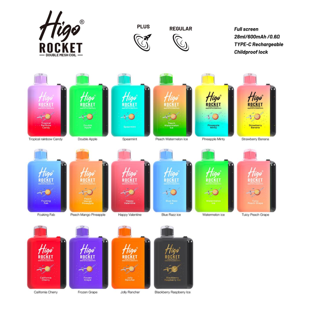 Higo 10000/20000 puff Disposable Vape - 420 Vape World