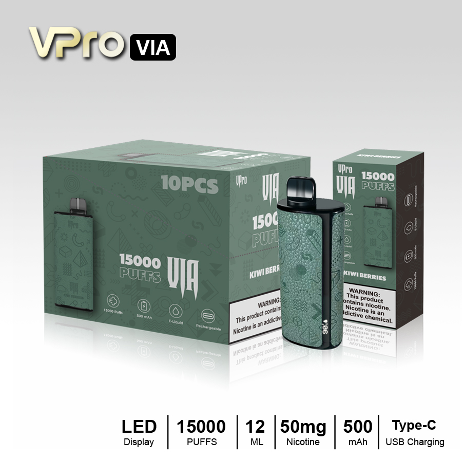 Vpro via 15000 puff Disposable Vape