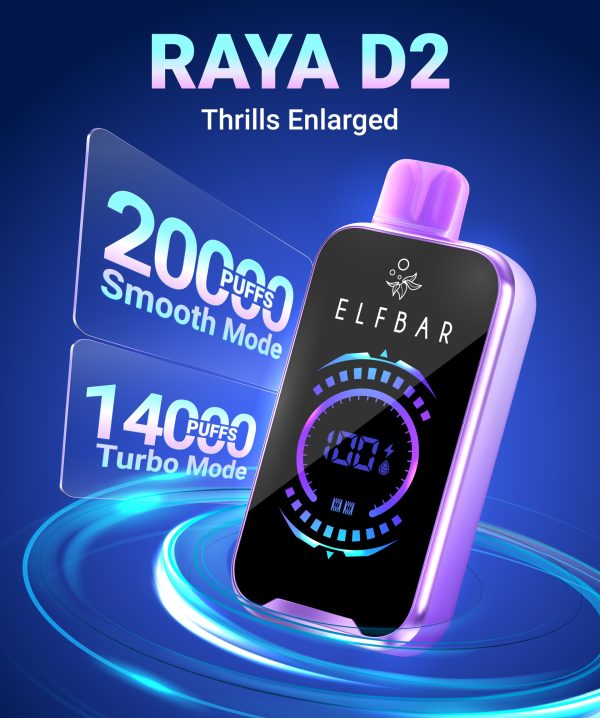 elfbar Raya D2 20000 Puff Disposable Vape