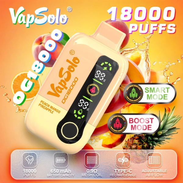 Vapsolo DG 18000 Puffs DISPOSABLE VAPE